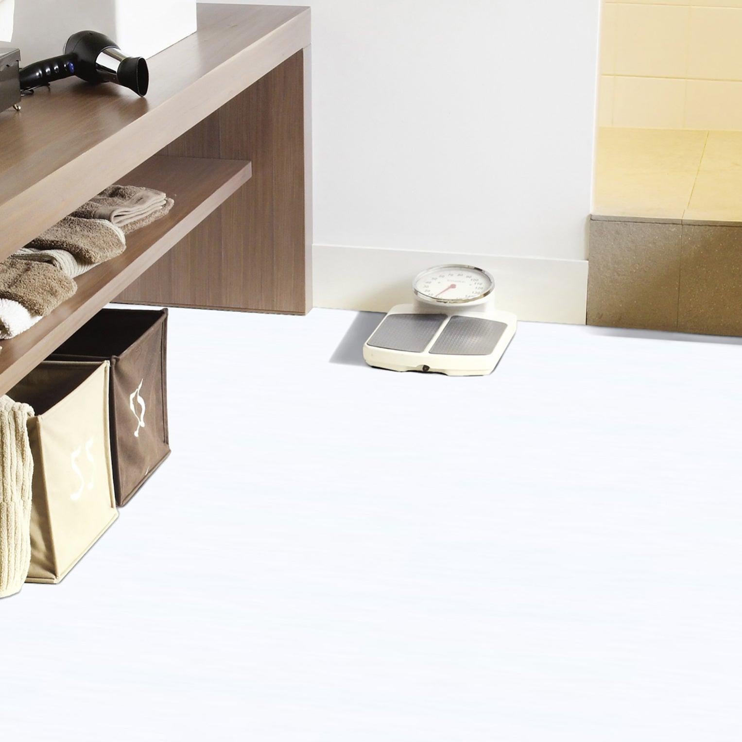 Sol PVC effet uni uni blanc Iconik life TARKETT rouleau l.4 m | Leroy ...