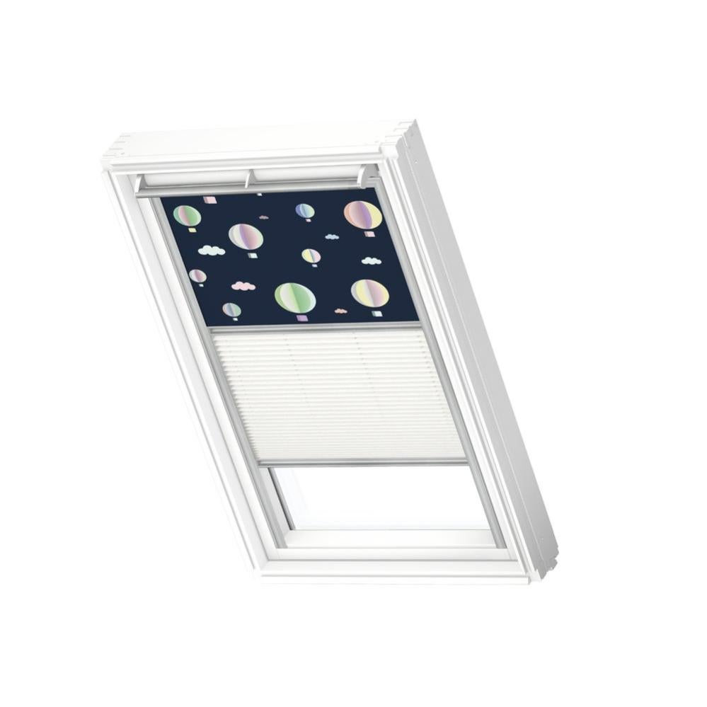 Store fenêtre de toit VELUX duo occultant plissé manuel mobile DFD SK08 ...