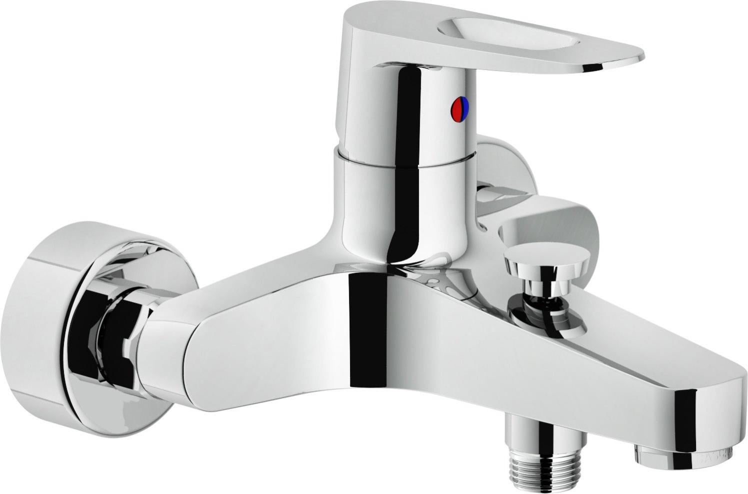 Mitigeur mécanique de baignoire chromé brillant, NOBILI Elba | Leroy Merlin