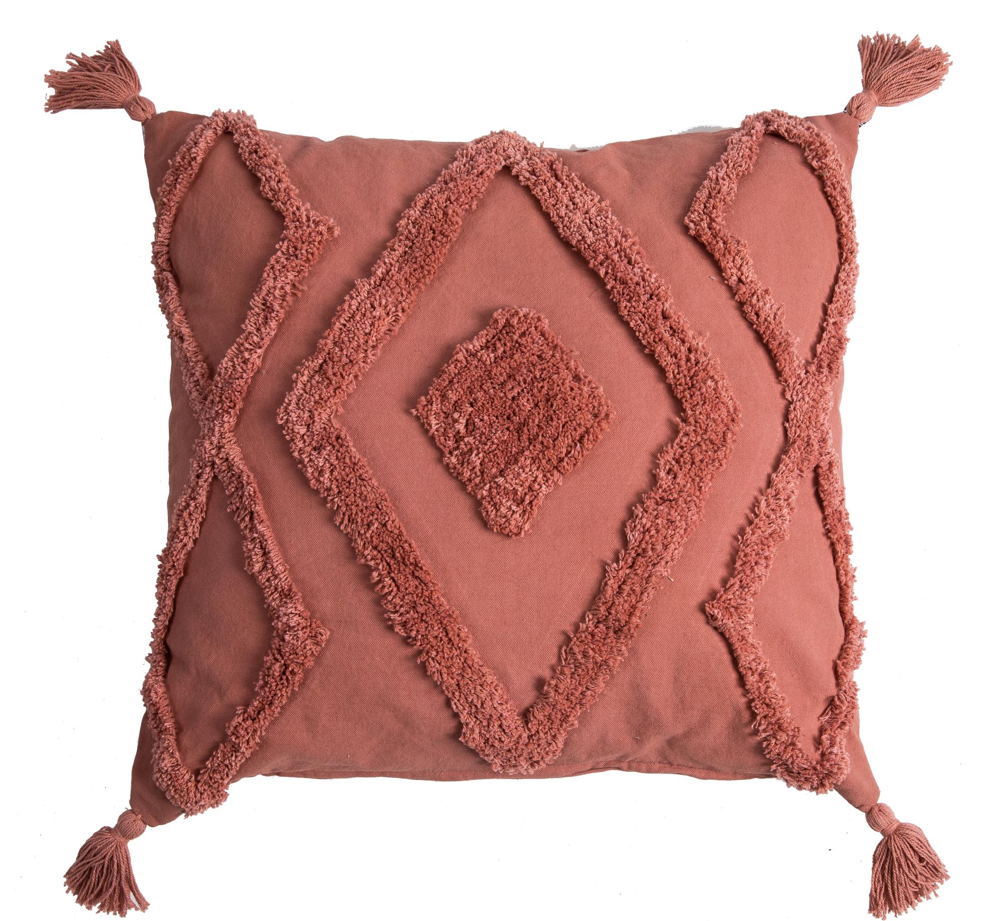 Coussin, orange l.45 x H.45 cm | Leroy Merlin