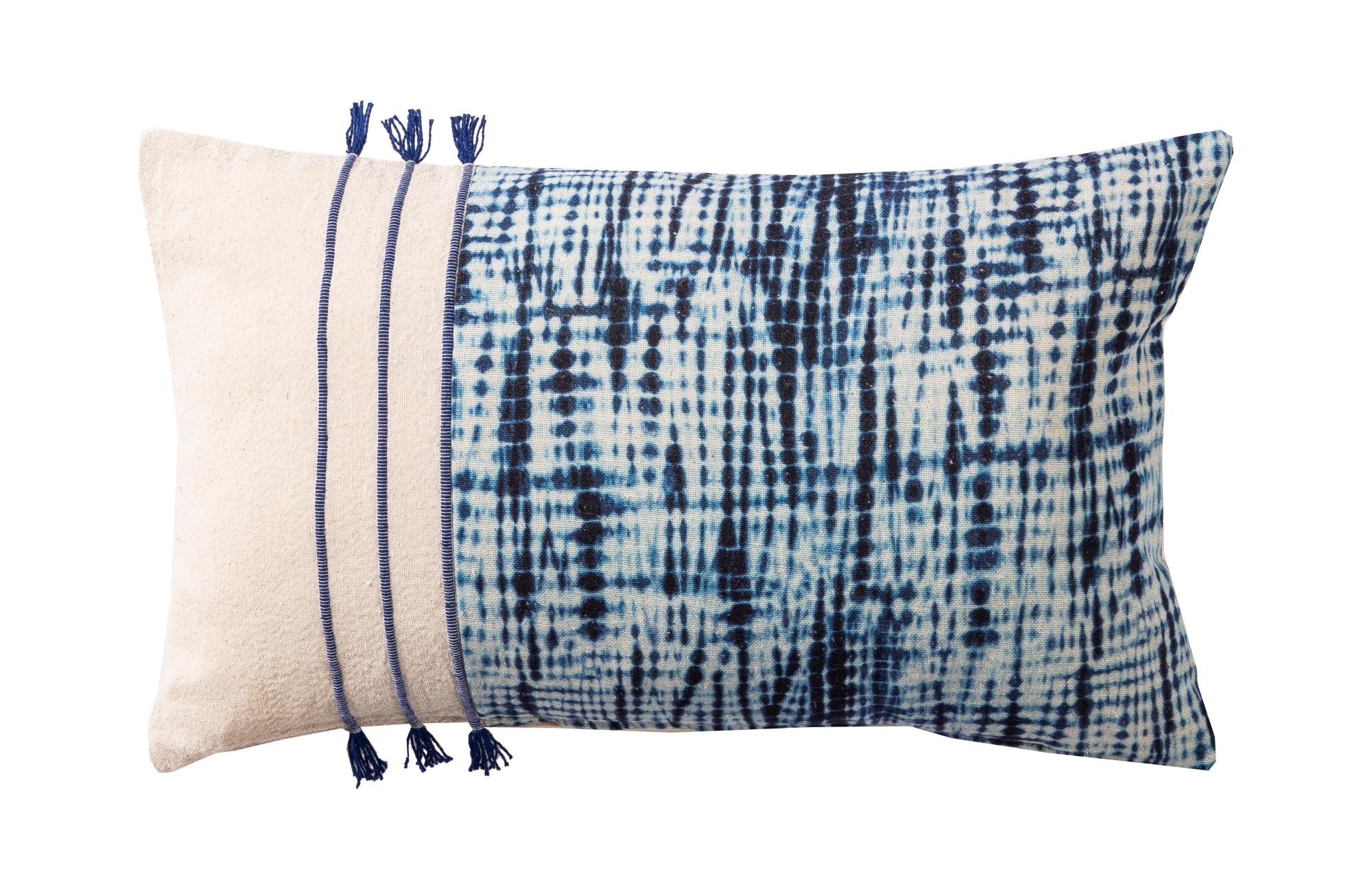 Coussin, bleu l.50 x H.30 cm | Leroy Merlin