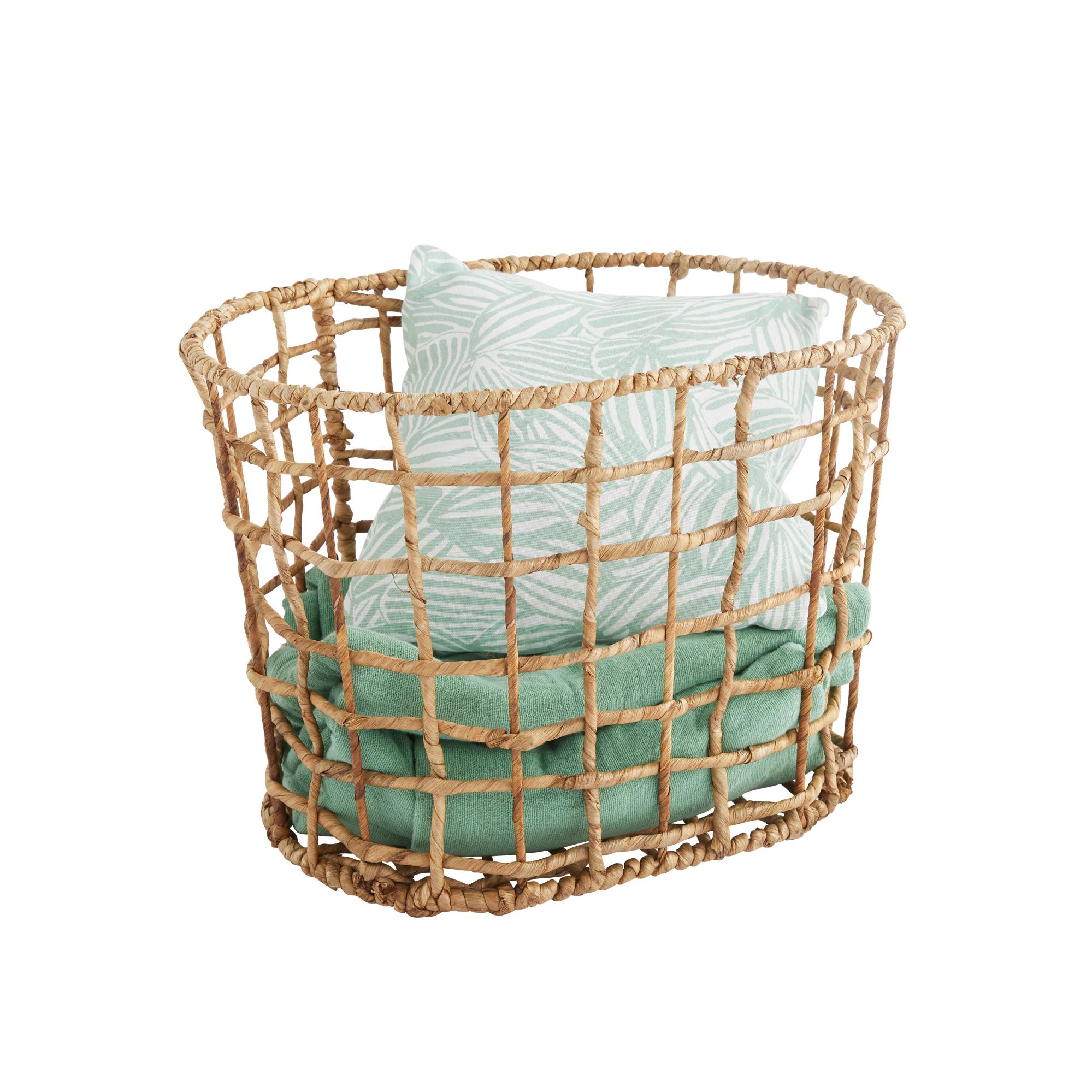 Panier BOX & BEYOND noyer H.29 x l.32 x P.32 cm | Leroy Merlin