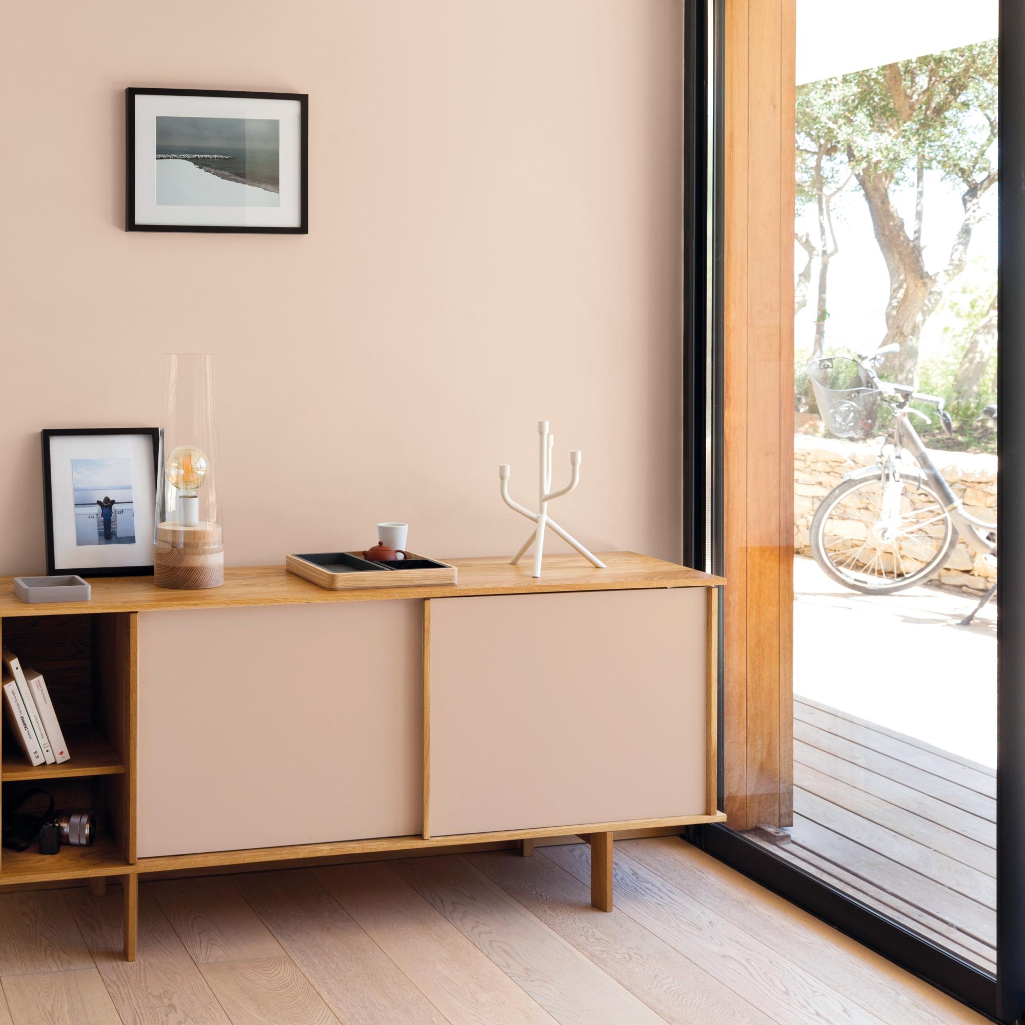 Sticker repositionnable 10x15 cm ENVIE rose ecaille velours | Leroy Merlin