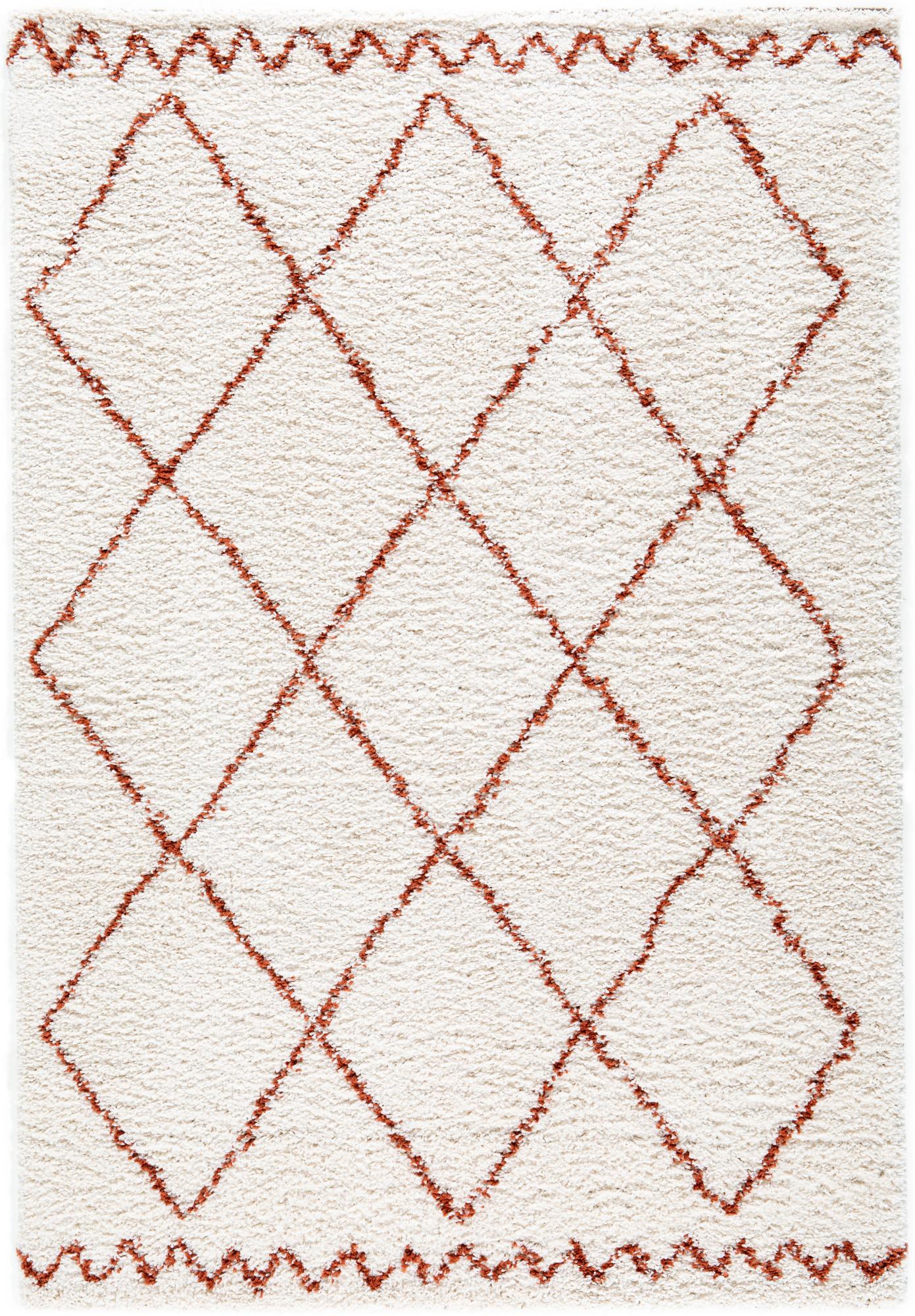 Tapis intérieur orange rectangulaire, l.80 x L.150 cm Rore | Leroy Merlin