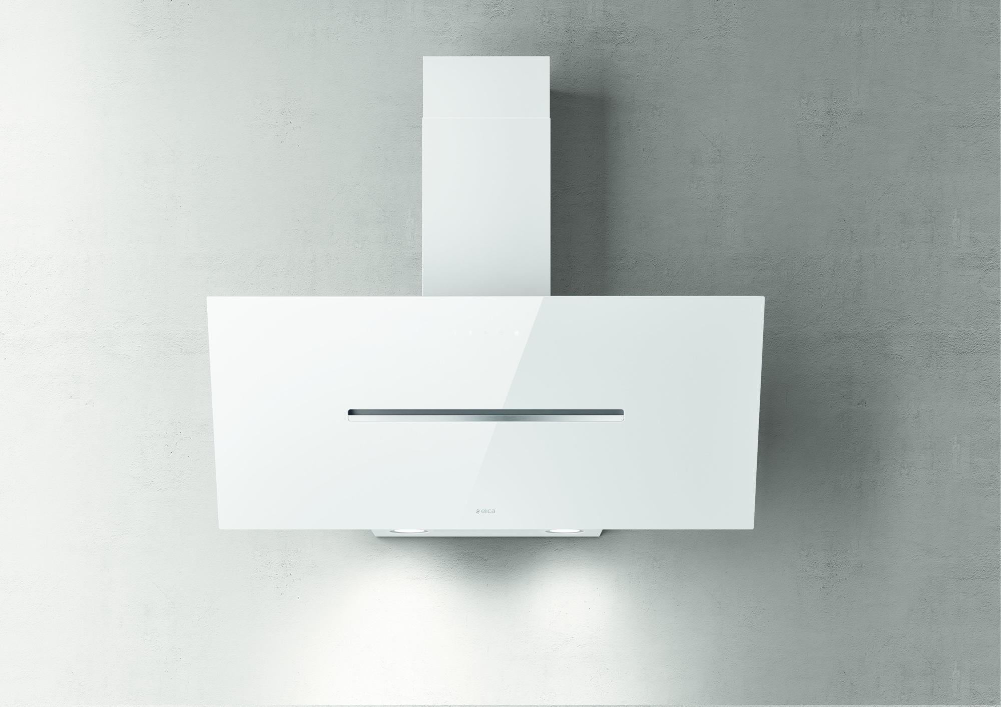 Hotte inclinée L90cm SHY S WH/A/90 ELICA Blanc | Leroy Merlin