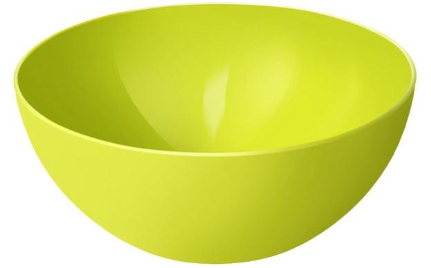Saladier plastique 23cm vert lime | Leroy Merlin