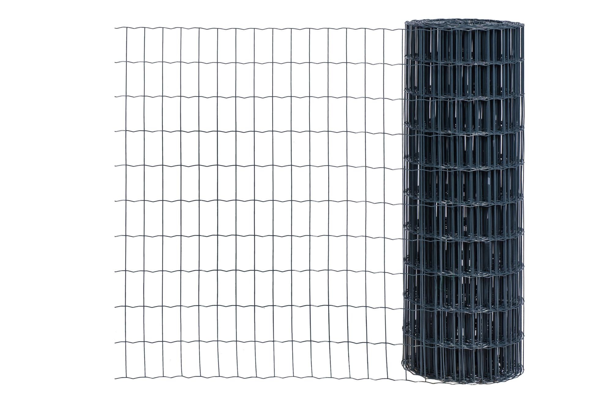 Grillage rouleau soudé gris, H.1 x l.25 m, maille 100x50 | Leroy Merlin
