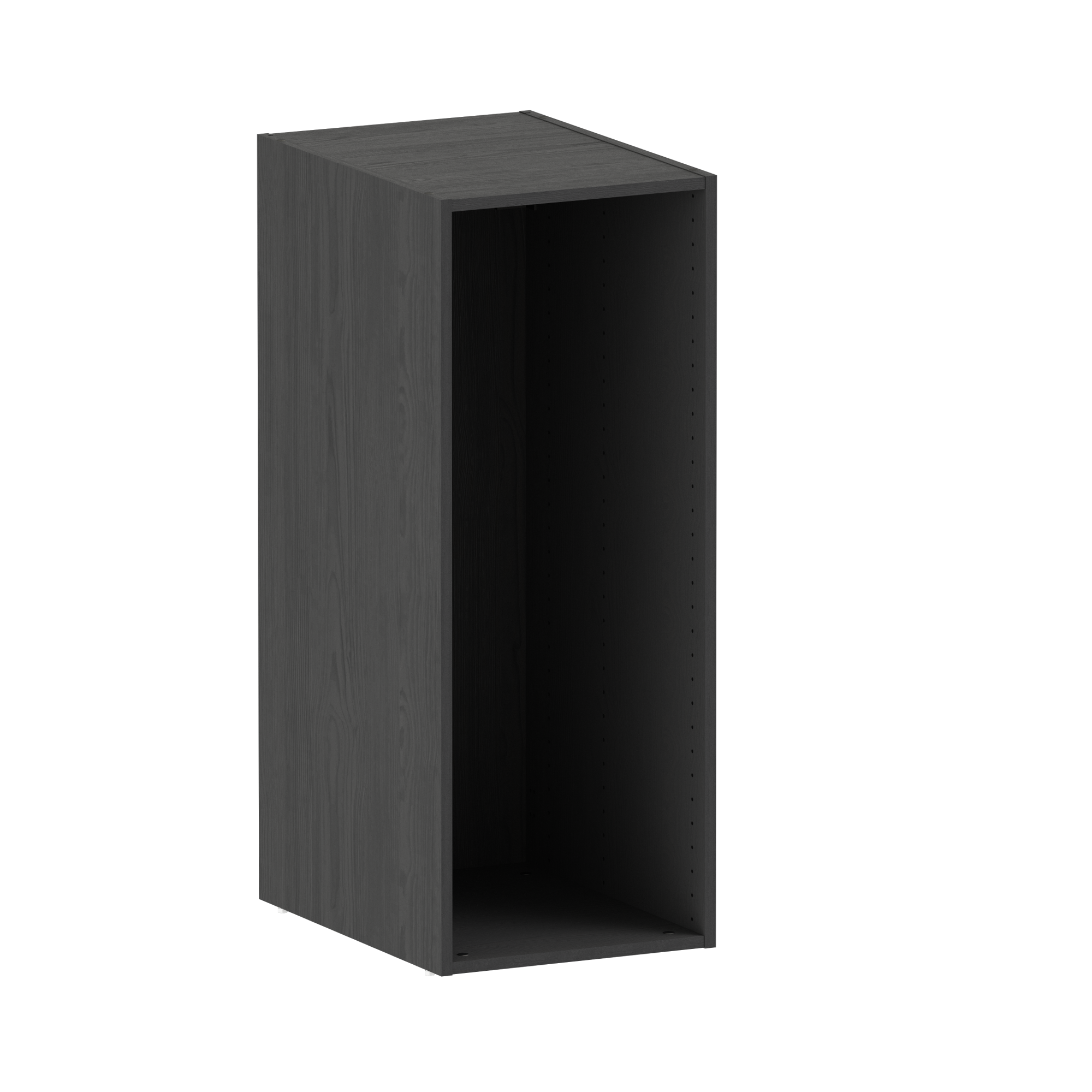 Caisson SPACEO Evo'M effet bois Noir H.102,4 X L.40 X P.54 cm | Leroy ...