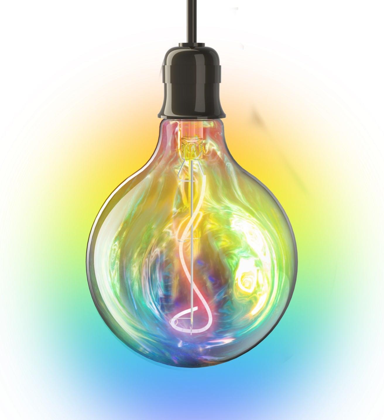 Ampoule led décorative, globe 95mm, E27, 160Lm = 17W, blanc très chaud ...