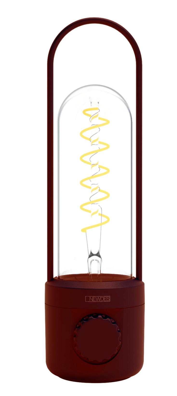 Lampe, design rouge Coil | Leroy Merlin
