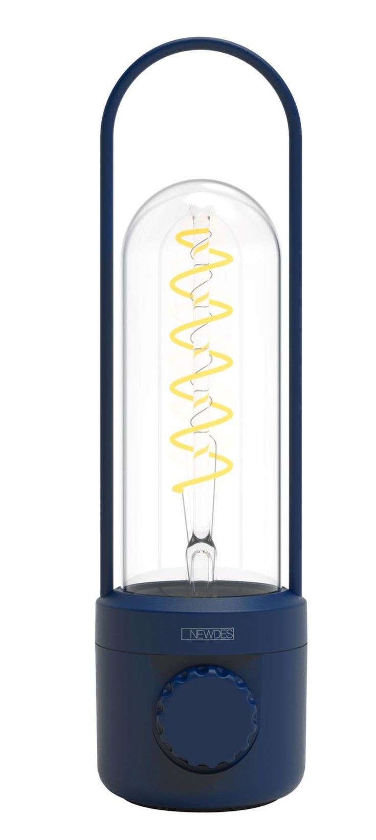 Lampe, design bleu Coil | Leroy Merlin
