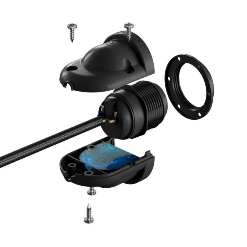 Kit douille étanche E27 pour suspension extérieure Eiva, CREATIVE ...