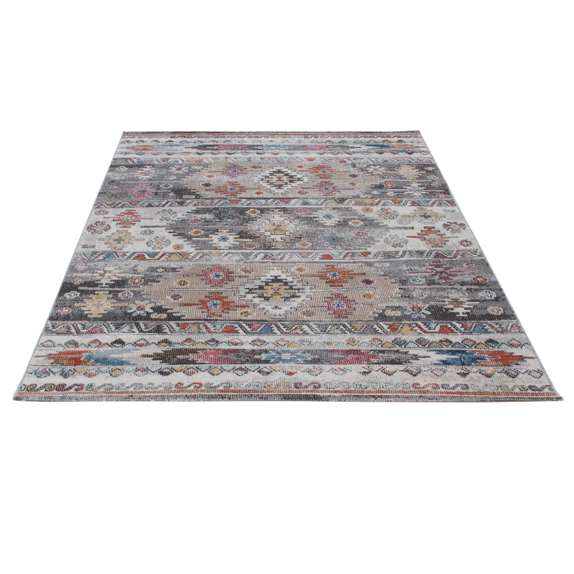 Tapis argent rectangulaire, l.160 x L.230 cm Maggio b | Leroy Merlin