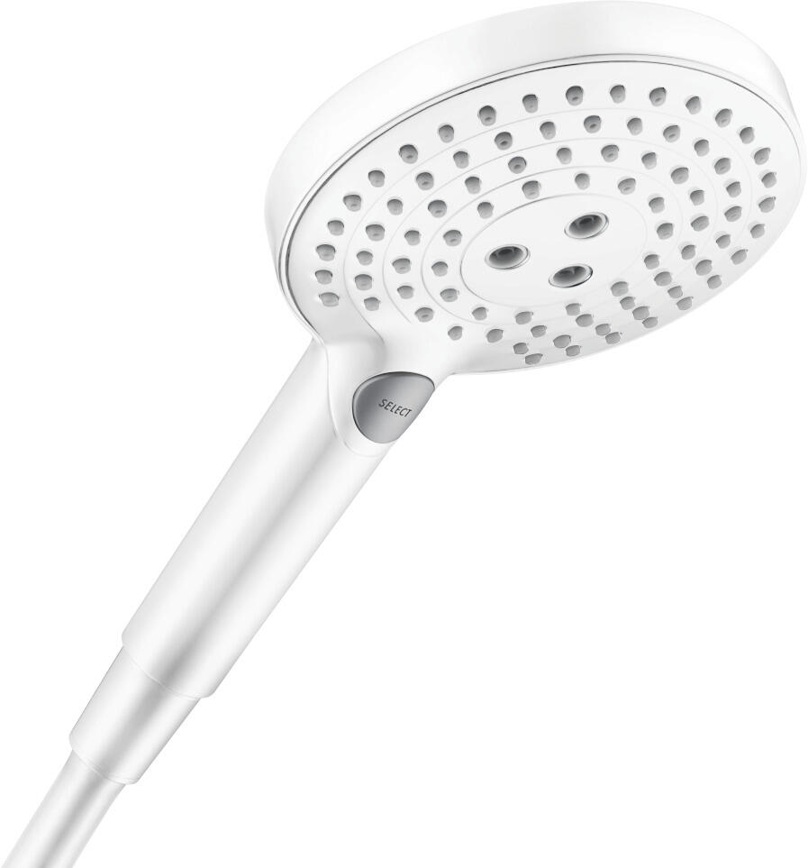 Pommeau De Douche 3 Jets Hansgrohe Raindance Select S Blanc Leroy Merlin