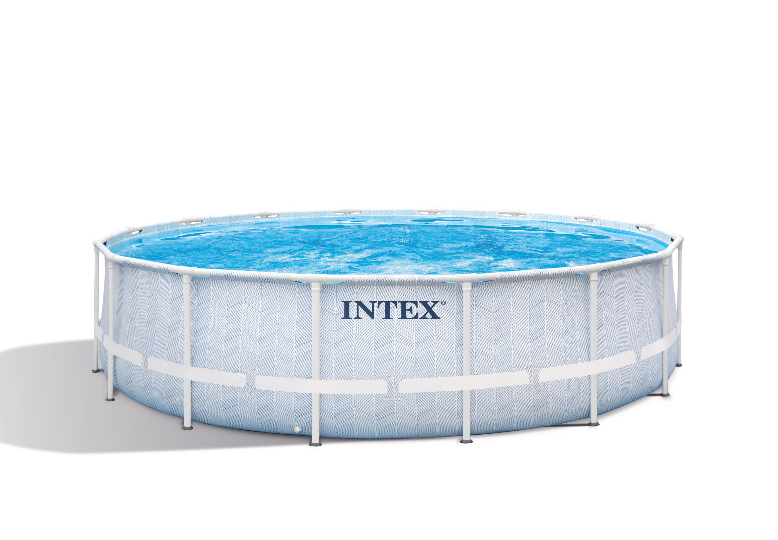 Piscine tubulaire INTEX Chevron ronde Diam. 4,88 x H.1,22 m | Leroy Merlin Piscine tubulaire INTEX Chevron ronde Diam. 4,88 x H.1,22 m | Leroy Merlin