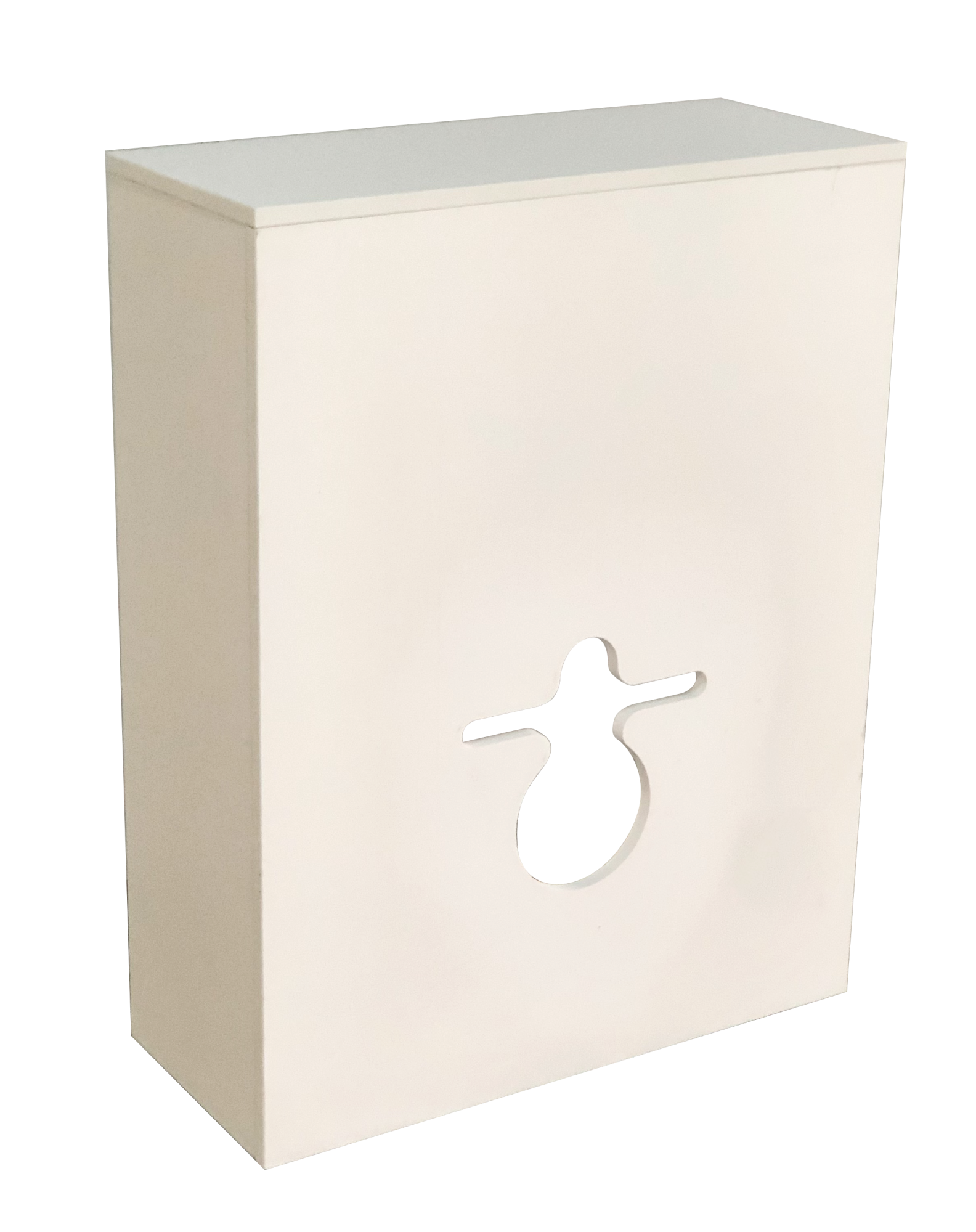 Coffrage pour WC suspendu l.63.4 x H.82 x P.26.8 cm blanc, VIF Hab820 ...