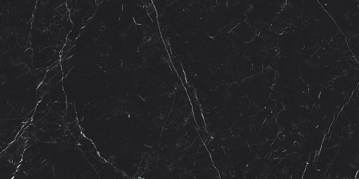 Carrelage sol intérieur / mur intérieur effet marbre noir Rimini l.30 x ...