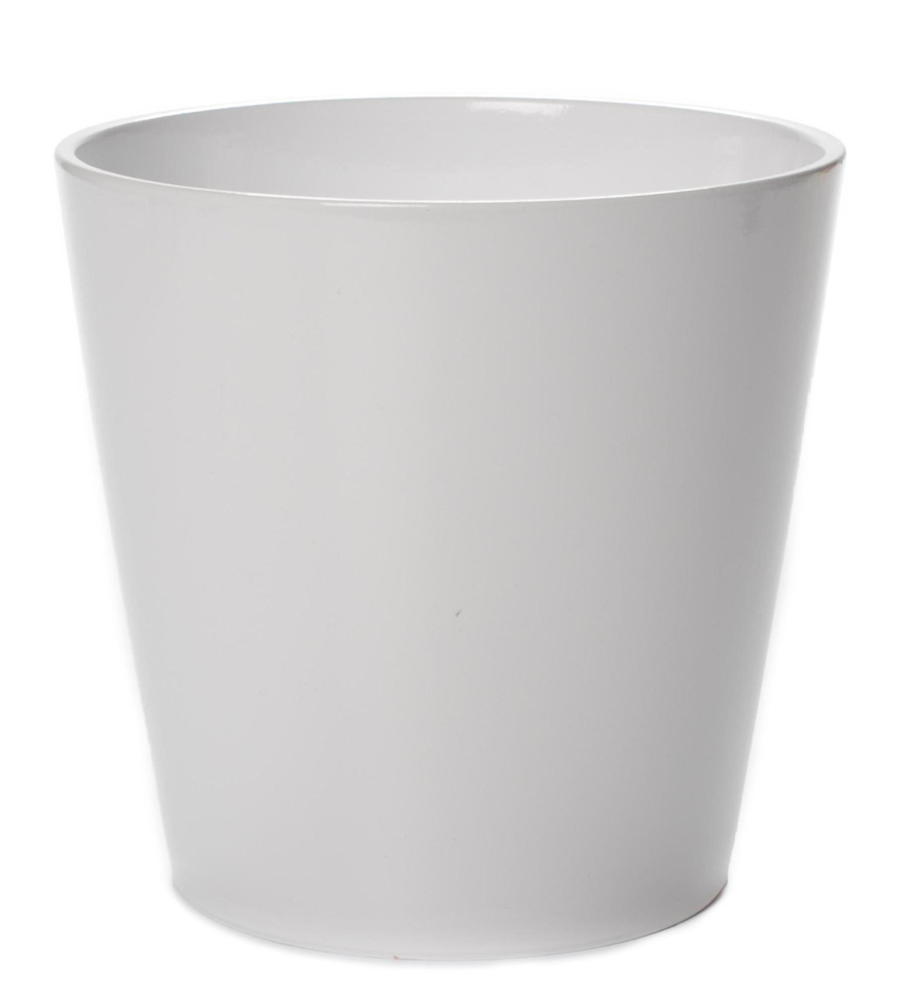 Cache Pot Céramique Blanc, D15,5 H 16cm | Leroy Merlin