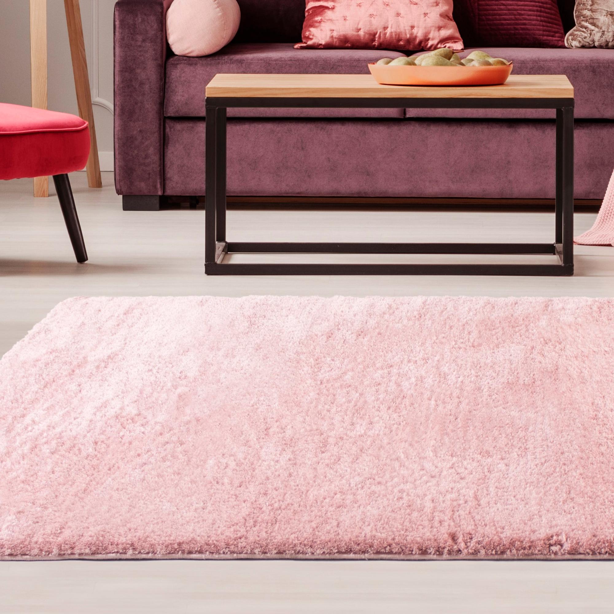 Tapis intérieur rose rectangulaire, l.150 x L.200 cm Cocoon | Leroy Merlin