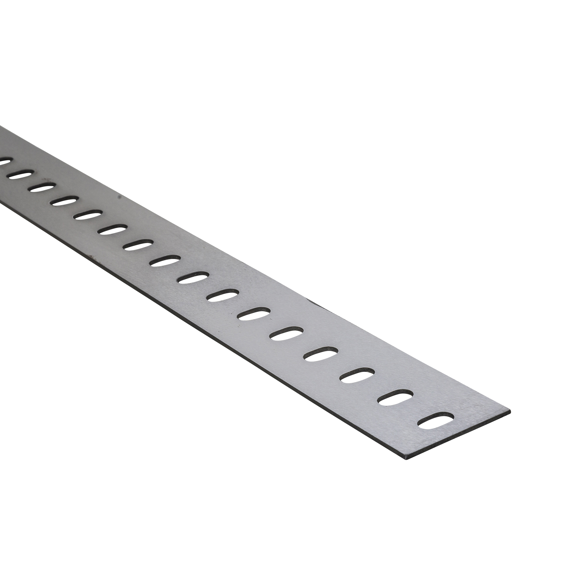 Profilé plat perforé acier à froid STANDERS, l.40 x Ep.2 mm, L.1 m ...
