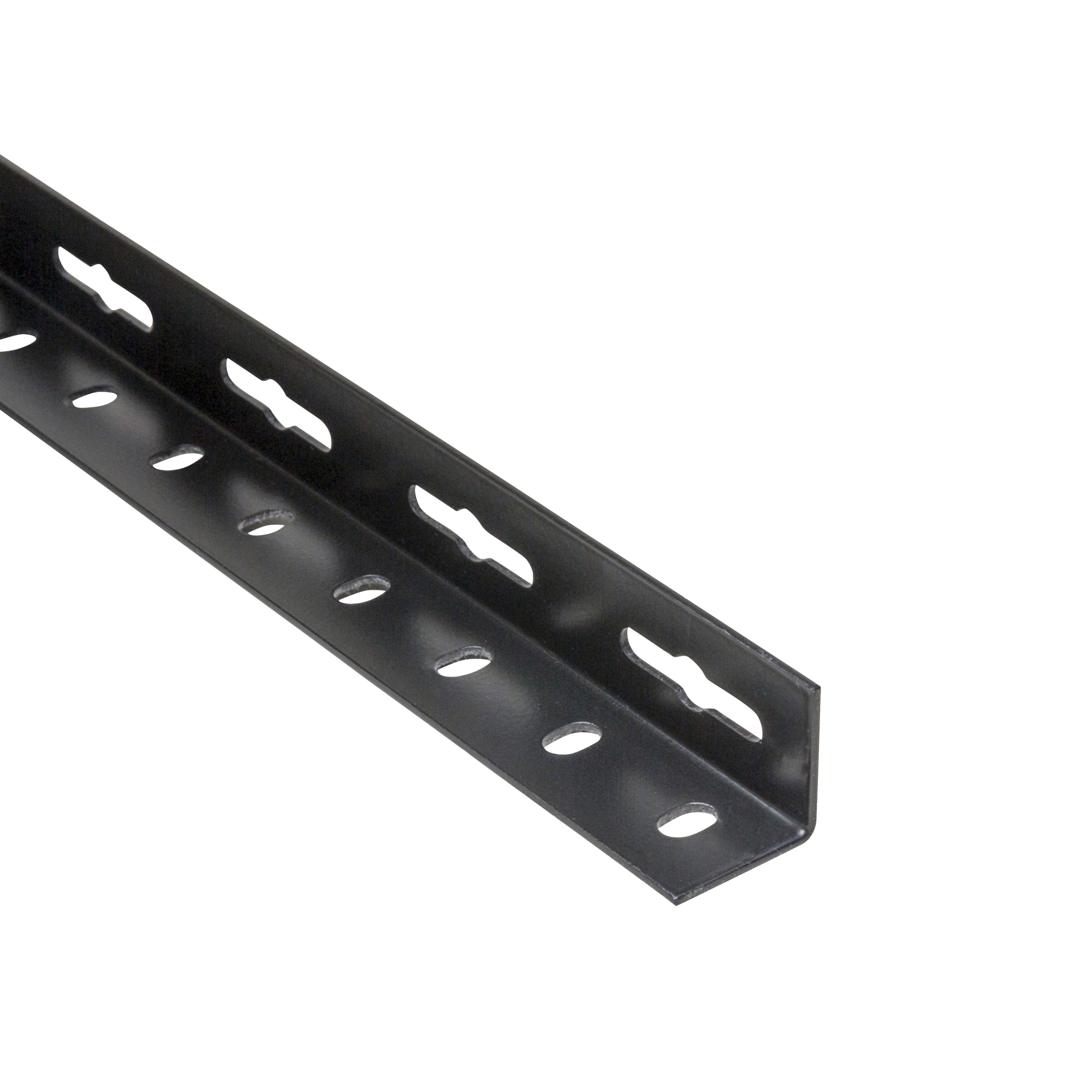 Cornière acier laminé à froid noir mat STANDERS, H.25 x l.25 x Ep.1.5 ...