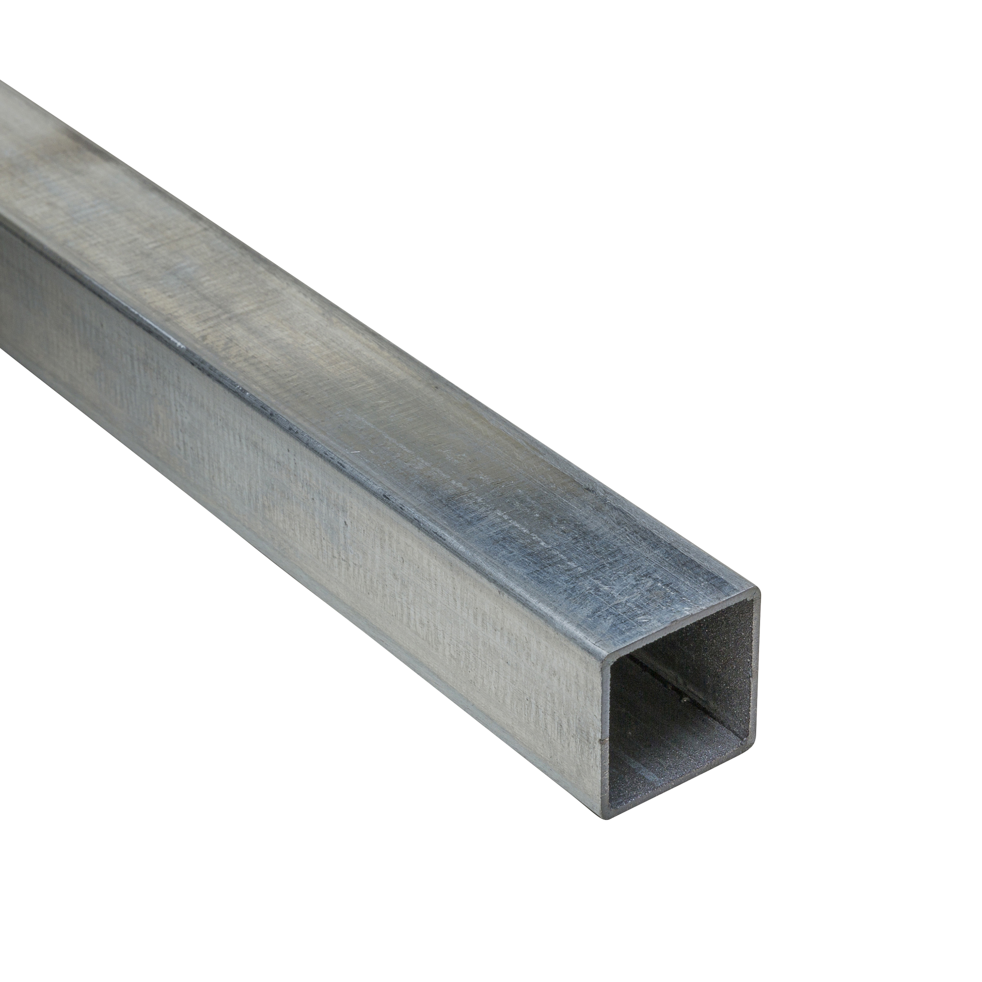 Tube carré acier galvanisé à froid STANDERS, H.30 x l.30 x Ep.1.5 mm, L.2,5 m | Leroy Merlin