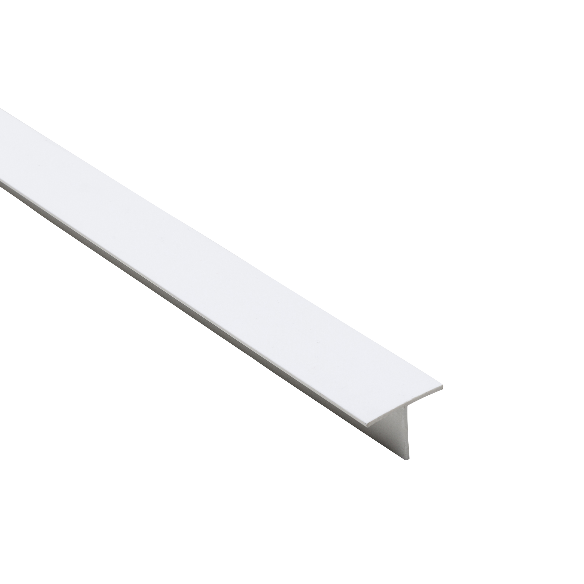 Profilé T blanc mat STANDERS, H.18 x l.25 x Ep.1.5 mm, L.1 m | Leroy Merlin