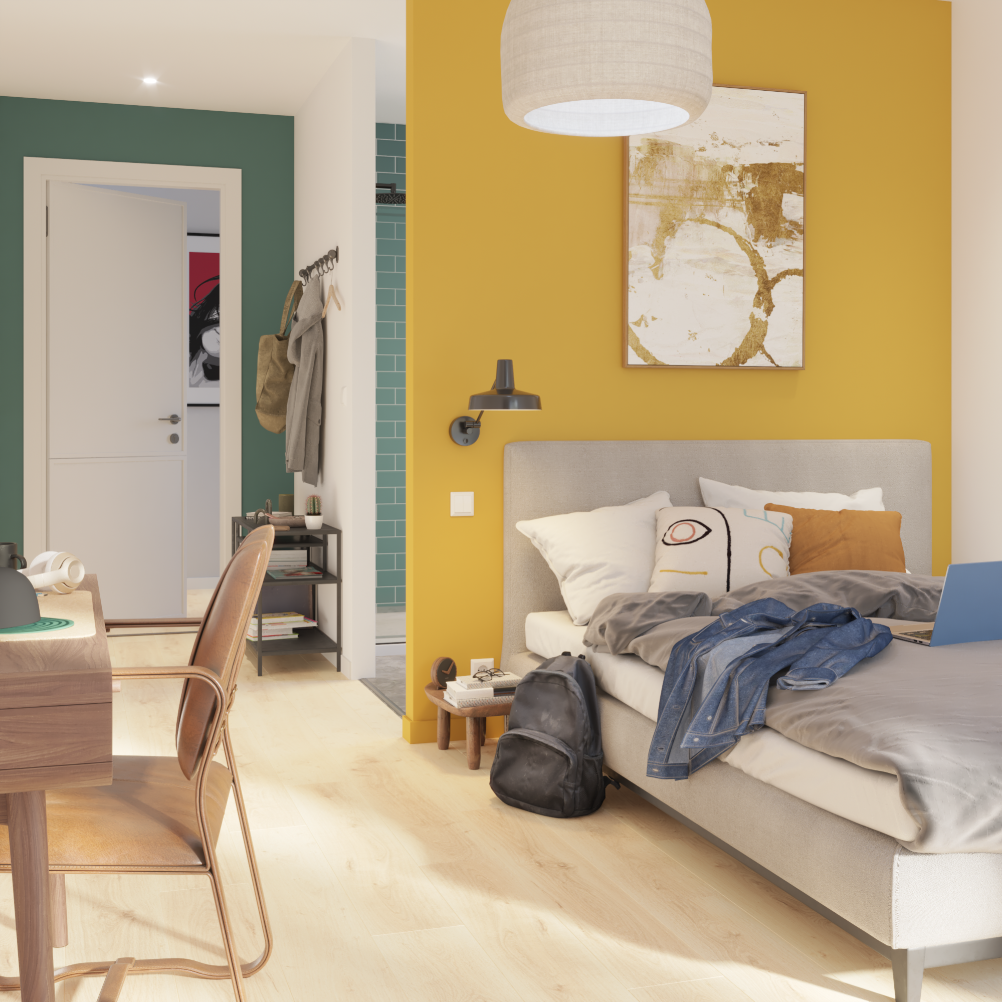 Sol stratifié intenso ARTENS DESIGN nilo 2, Ep.10 mm, résistant à l'eau ...