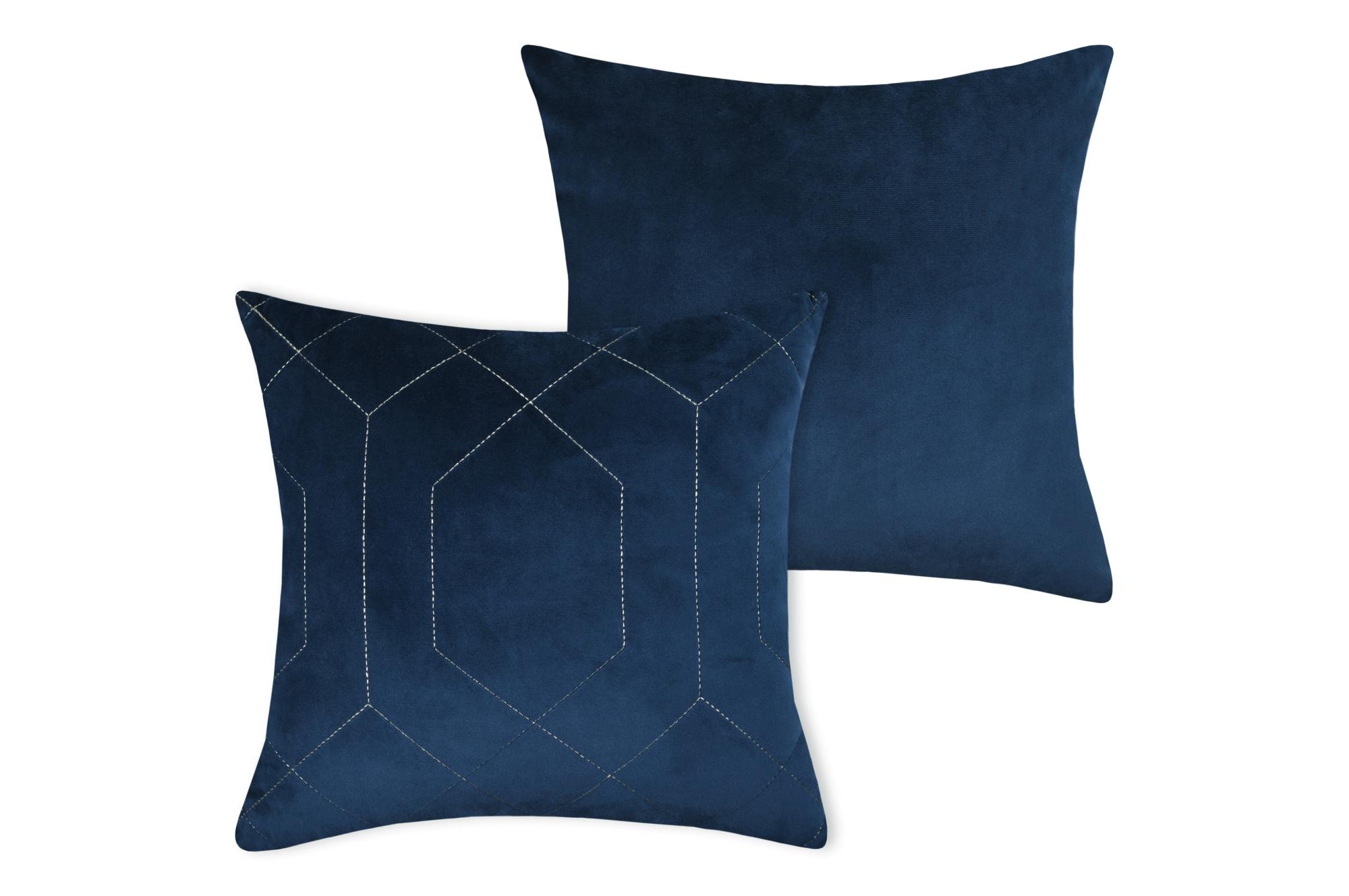 Coussin, bleu l.40 x L.40 cm | Leroy Merlin
