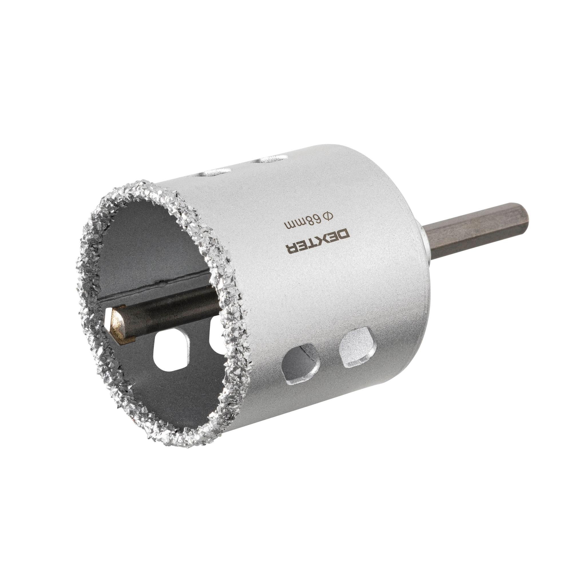 Scie cloche carrelage / brique / faïence, Diam.68 mm DEXTER | Leroy Merlin
