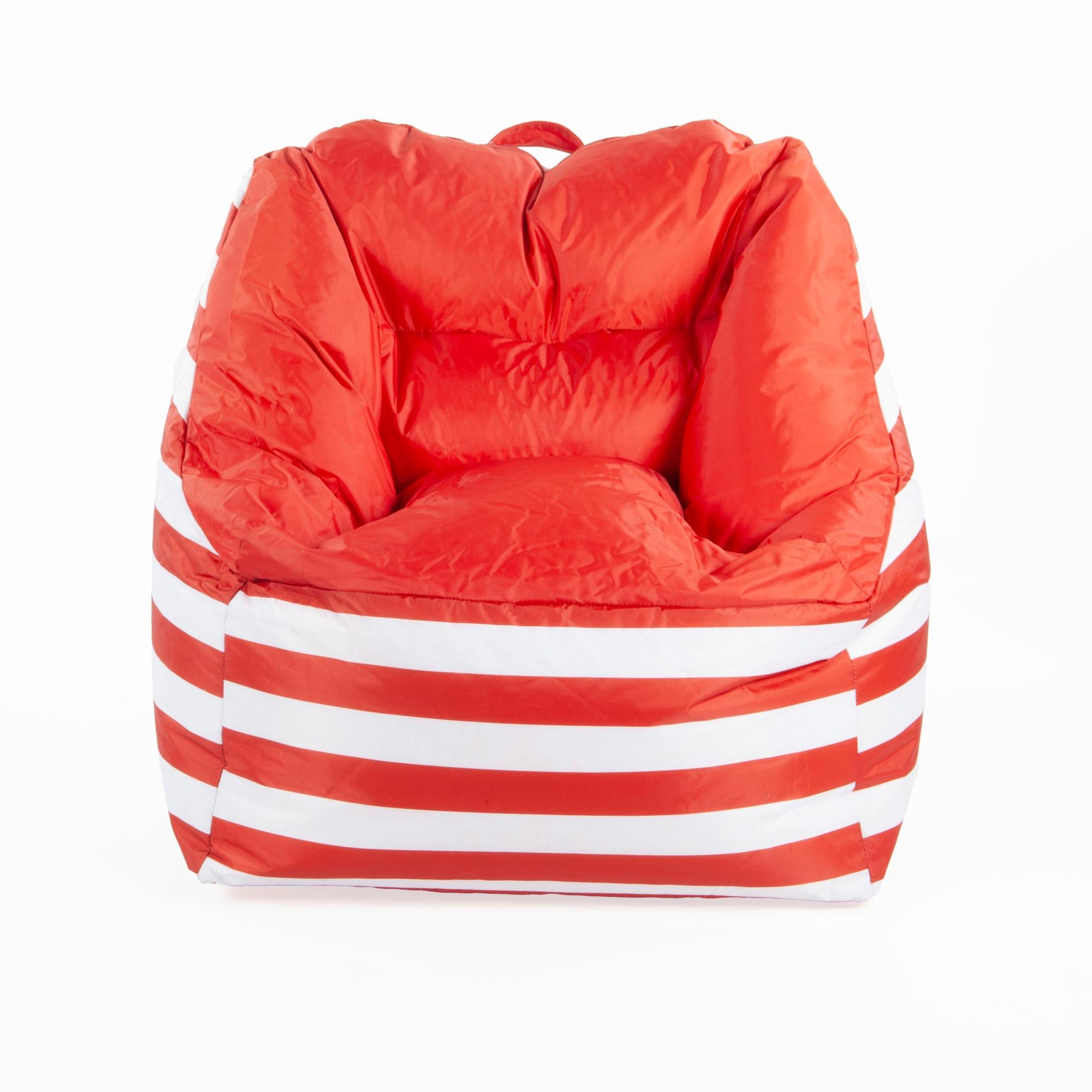 Pouf imprimé, rouge L.70 x H.80 cm | Leroy Merlin