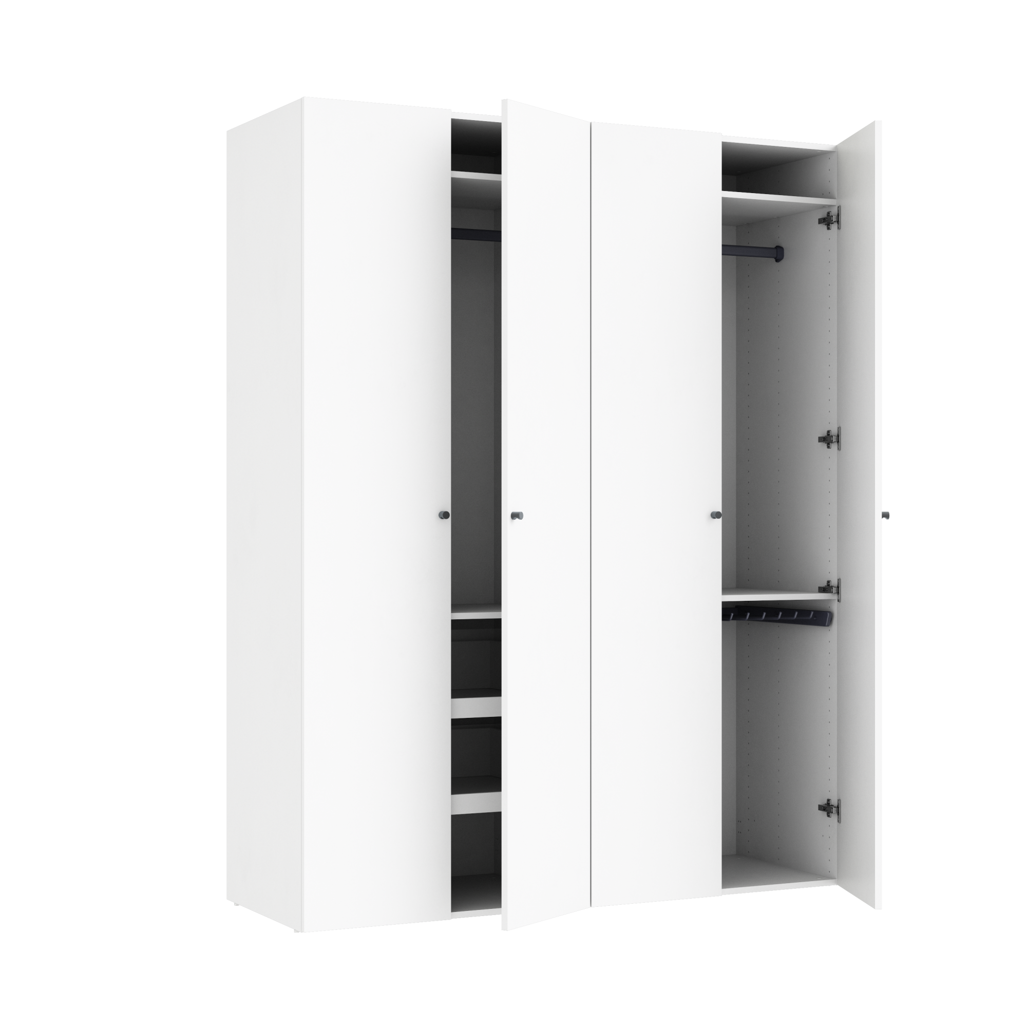 Dressing SPACEO Evo'M blanc H.204.8 x l.160 x P.54 cm | Leroy Merlin