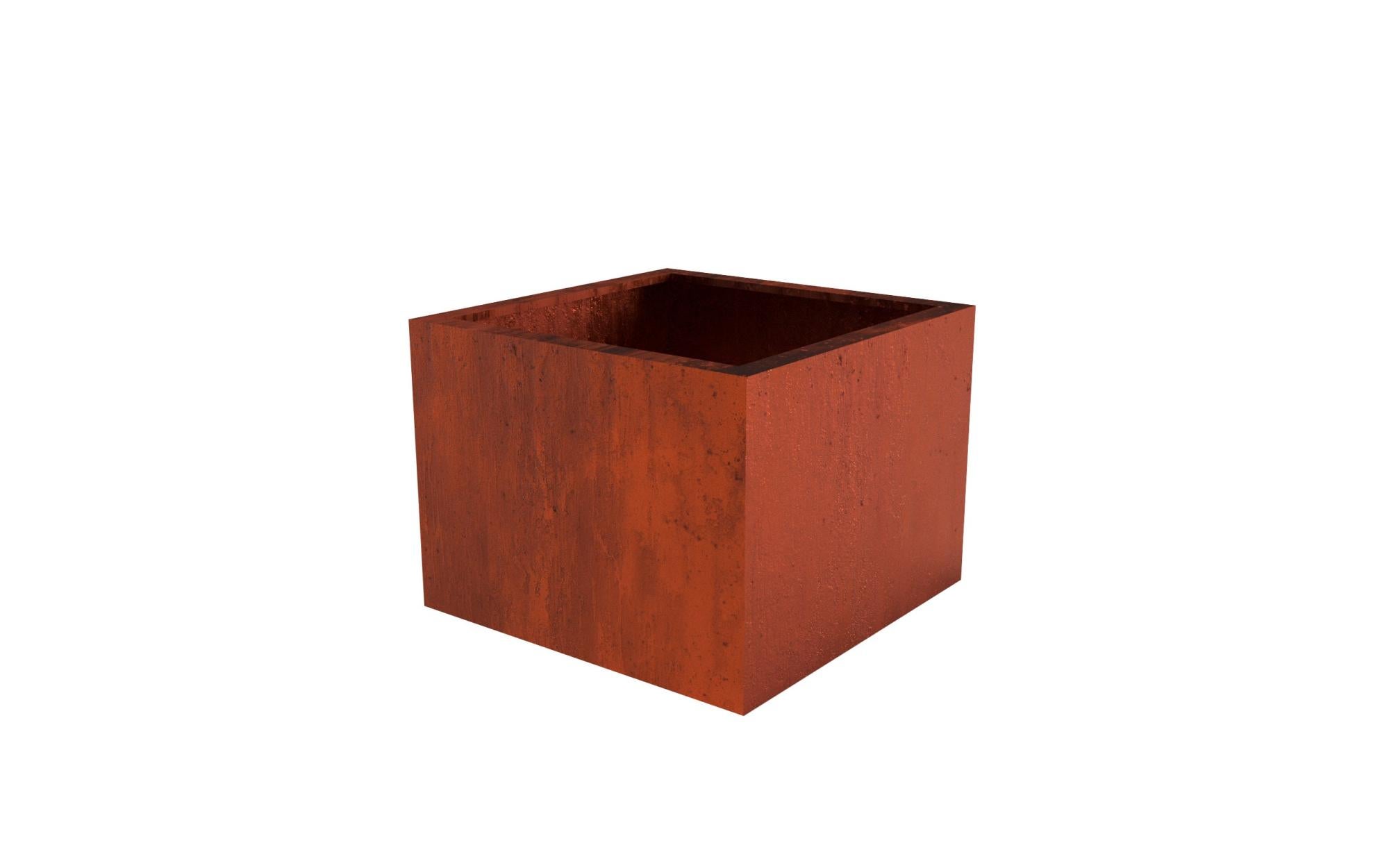 Bac à fleurs acier CORTEN, FOREST-STYLE, marron, 369L | Leroy Merlin