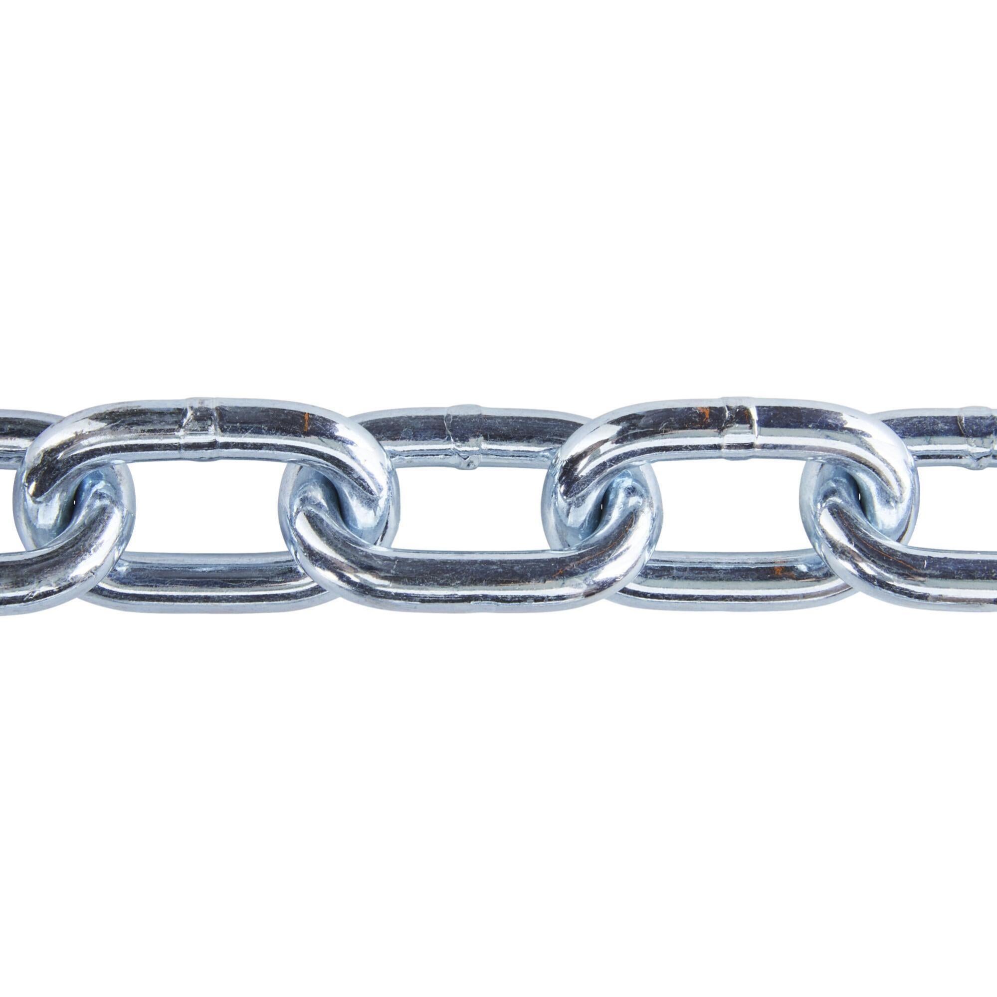 Chaîne acier STANDERS, Diam.8 x l.32 mm, vente au mètre | Leroy Merlin