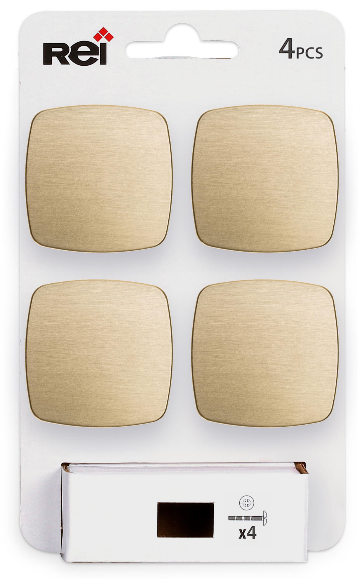 Lot de 4 boutons de meuble REI laiton zamak | Leroy Merlin Lot de 4 boutons de meuble REI laiton zamak | Leroy Merlin