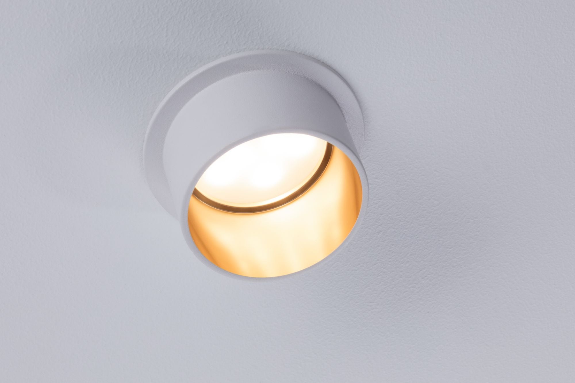 Kit 1 Spot à Encastrer Fixe Gil Module Led 2700k Paulmann Rond Blanc