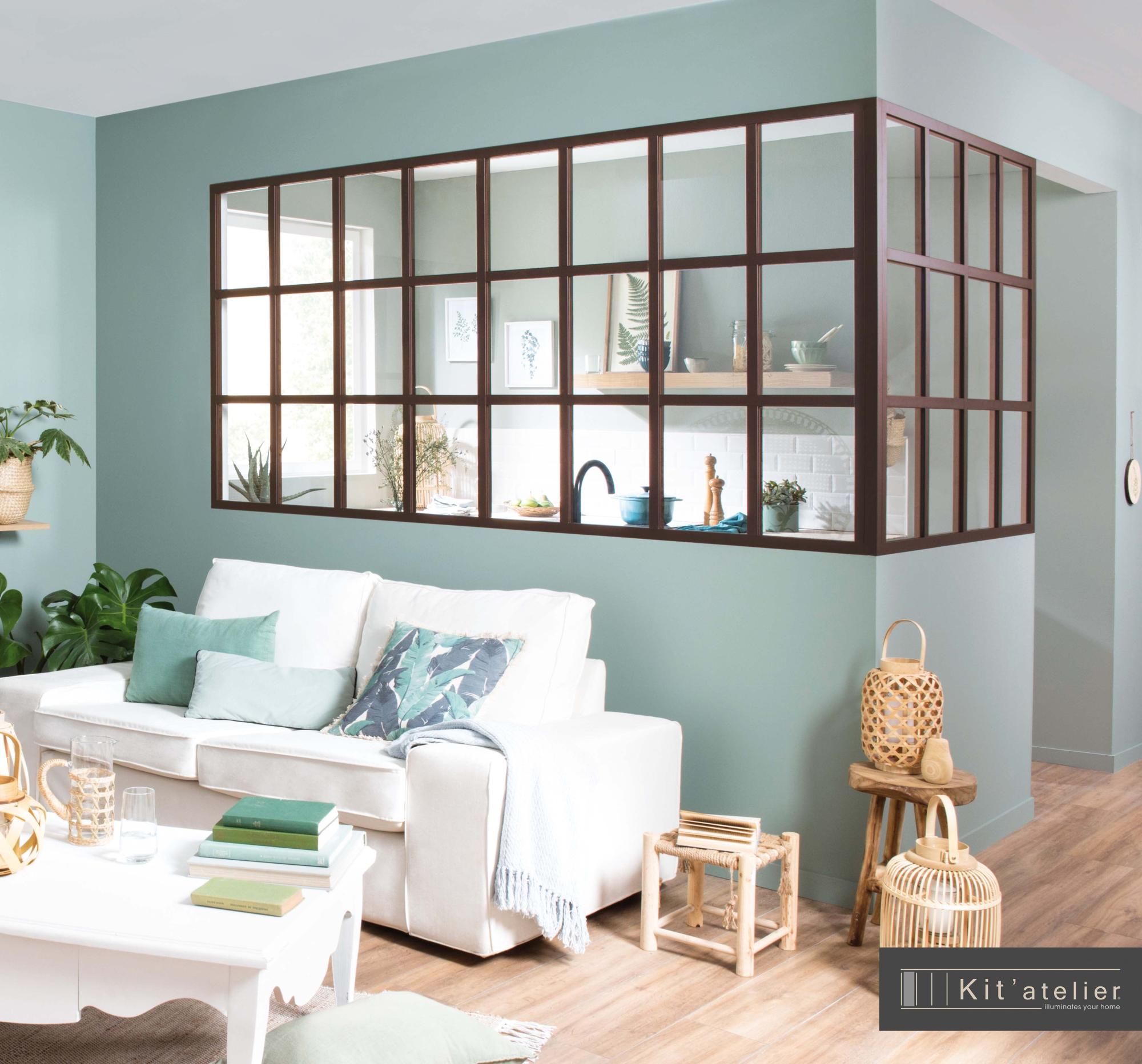 Verrière orangerie aluminium d'angle rouille sur mesure | Leroy Merlin