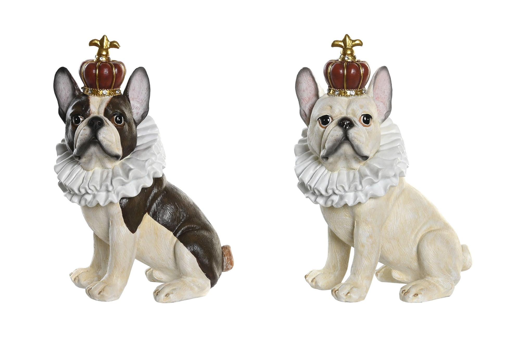 Figure Resine 16X11X22,5 Chien X2 | Leroy Merlin