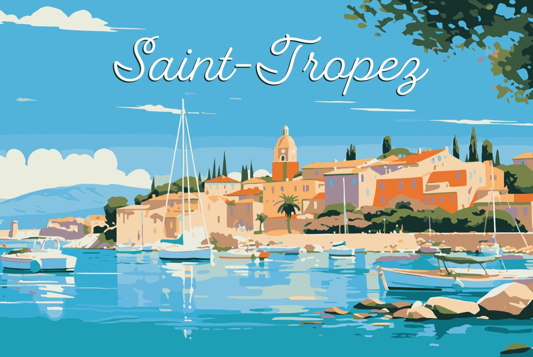 Toile imprimée ST TROPEZ ILLU, multicolore CEANOTHE l.30 x H.44.5 cm ... Toile imprimée ST TROPEZ ILLU, multicolore CEANOTHE l.30 x H.44.5 cm ...