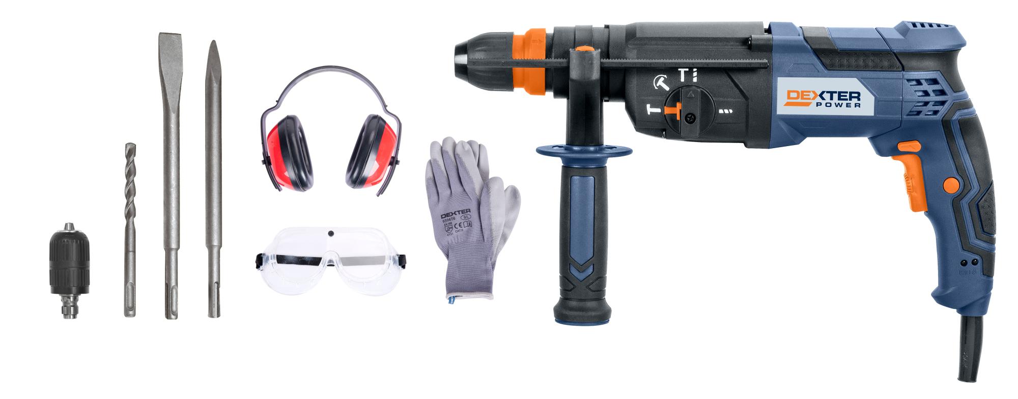 Perforateur DEXTER POWER Dp4, 800 W | Leroy Merlin