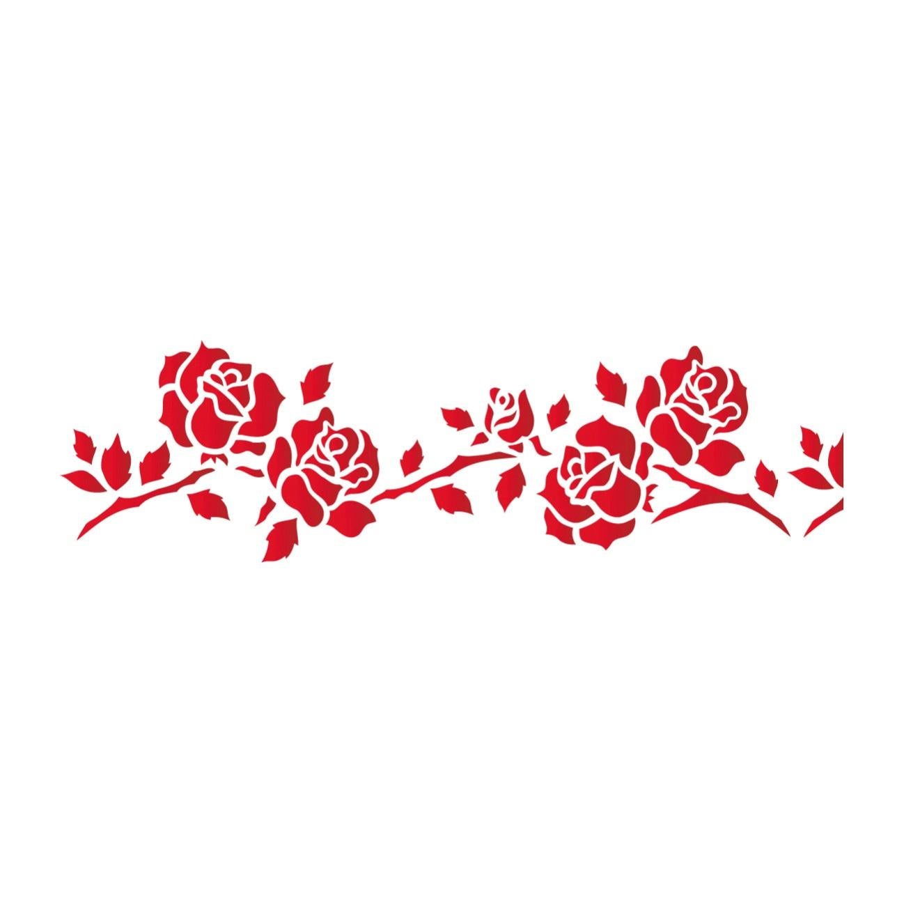 Stencil tema frutti e fiori LES DECORATIVES Rose 40 x 0.1 cm | Leroy Merlin