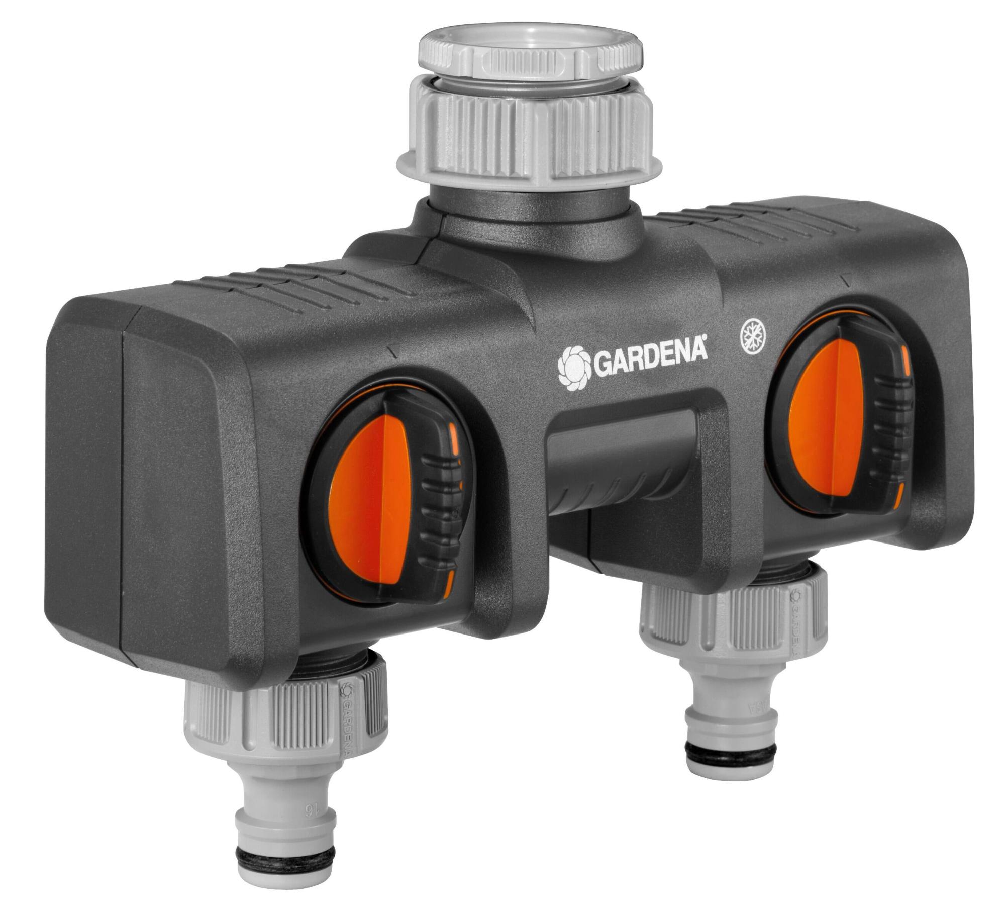 Raccordo per rubinetto in abs GARDENA Original System 2 vie | Leroy Merlin