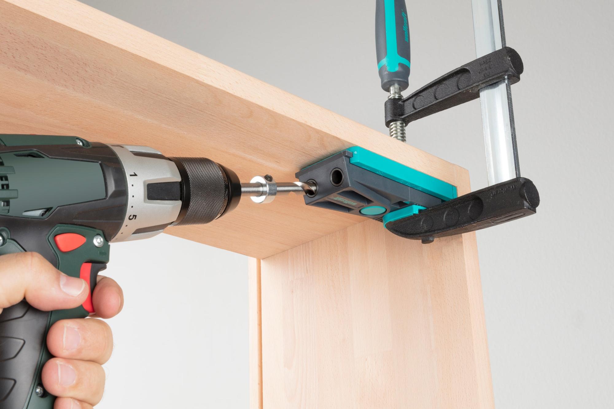 Set di spinatura WOLFCRAFT Undercover Jig in poliammide 208 x 256 mm ...