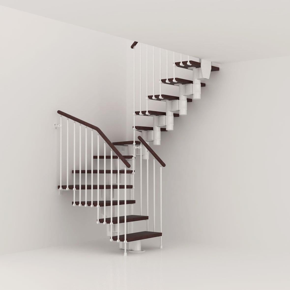 Gradino Long in legno faggio e metallo bianco L 900 mm | Leroy Merlin