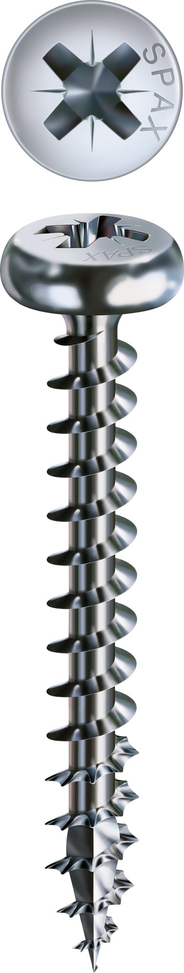 Vite per legno SPAX testa tonda, L 30 x Ø 4 mm, 16 pezzi | Leroy Merlin