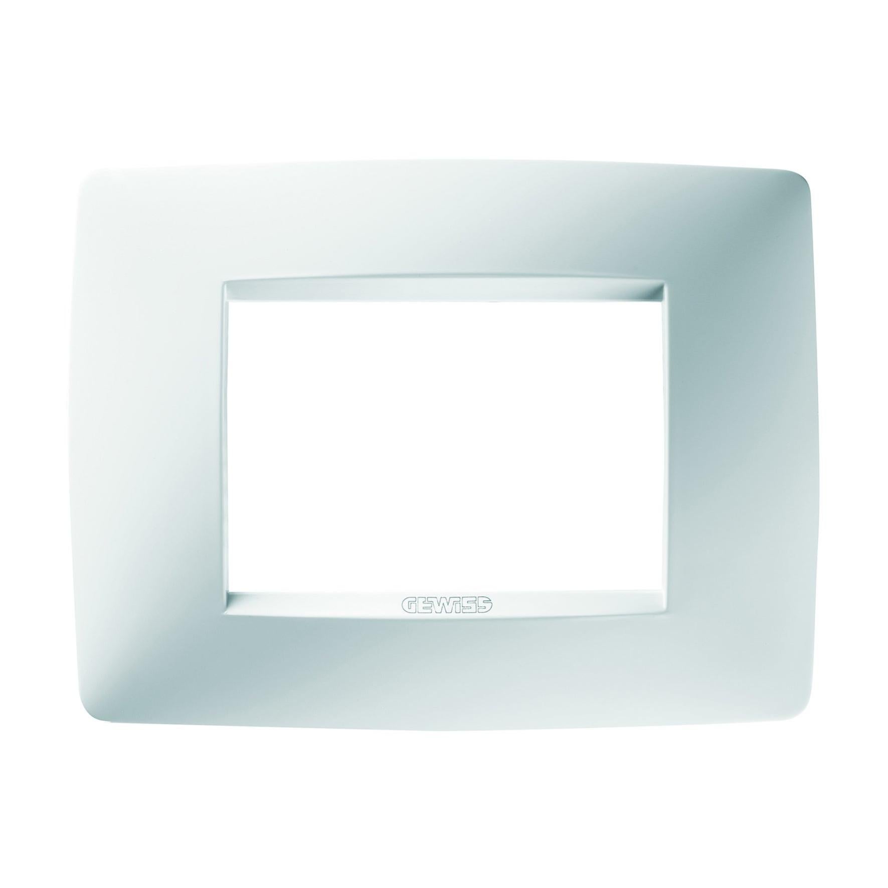 Placca GEWISS Chorus One 3 moduli bianco latte | Leroy Merlin