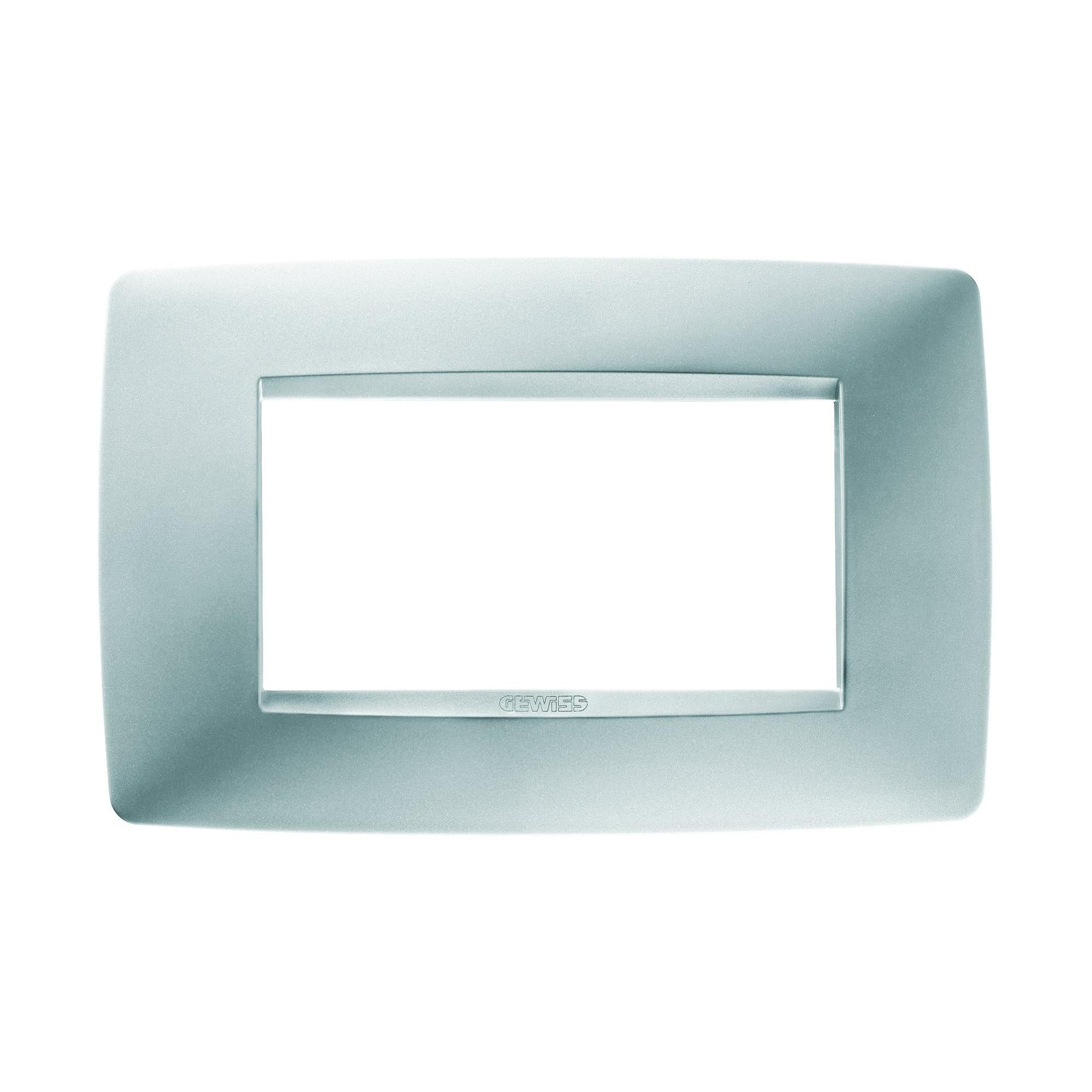 Placca GEWISS Chorus One 4 moduli grigio | Leroy Merlin