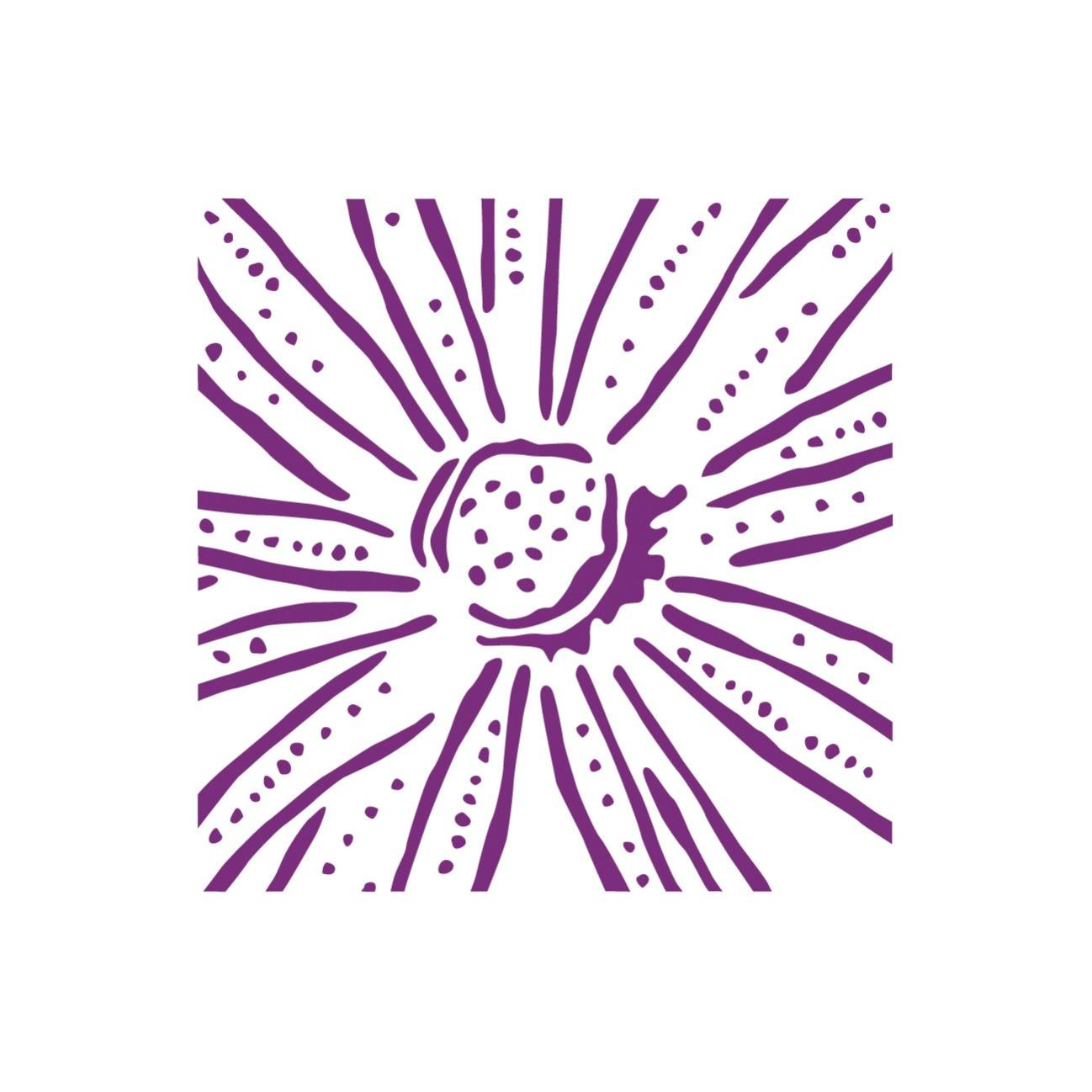 Stencil tema frutti e fiori LES DECORATIVES Paquerette 30 x 0.5 cm ...