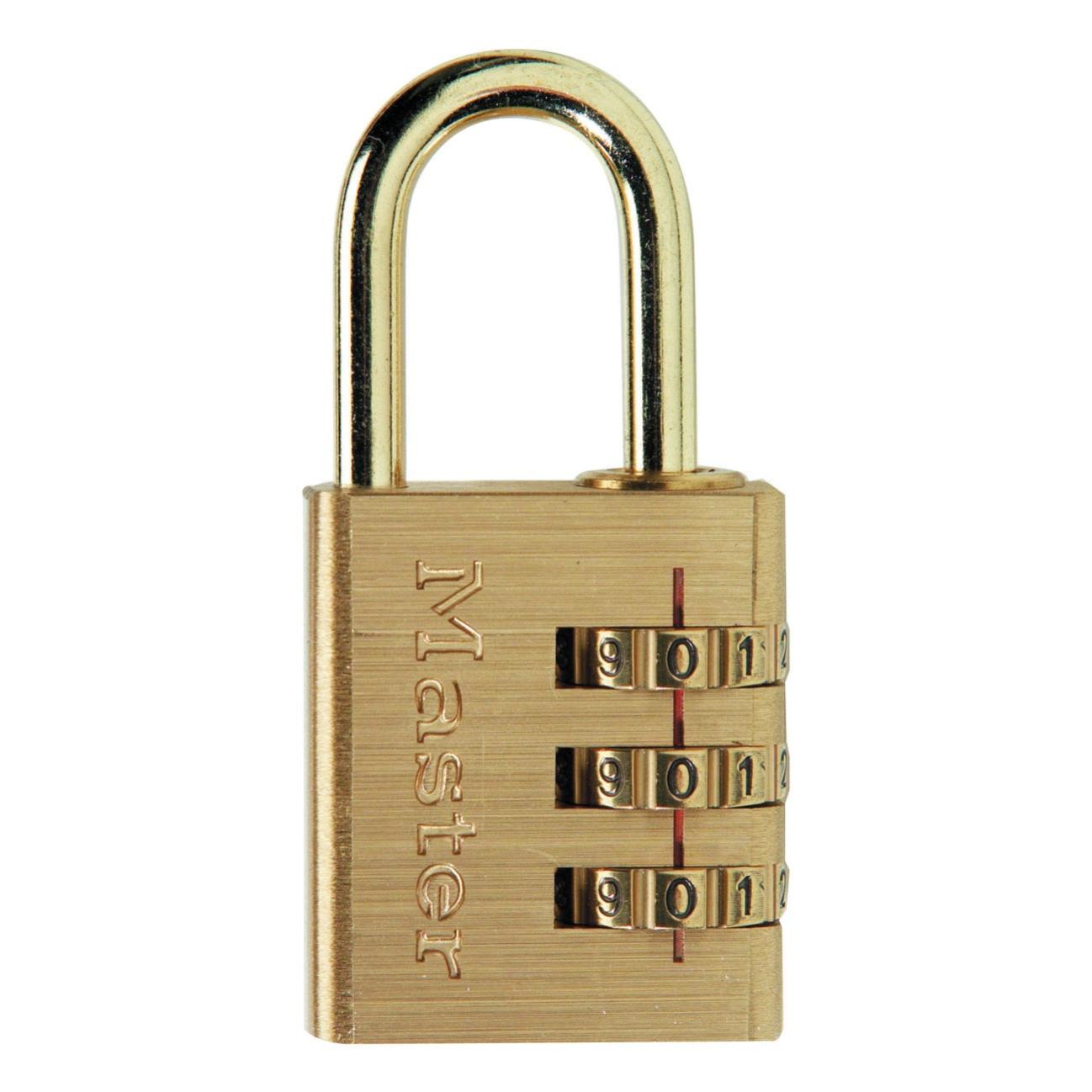 Lucchetto con codice MASTER LOCK in alluminio ansa H 24 x L 14 x Ø 5 mm ...