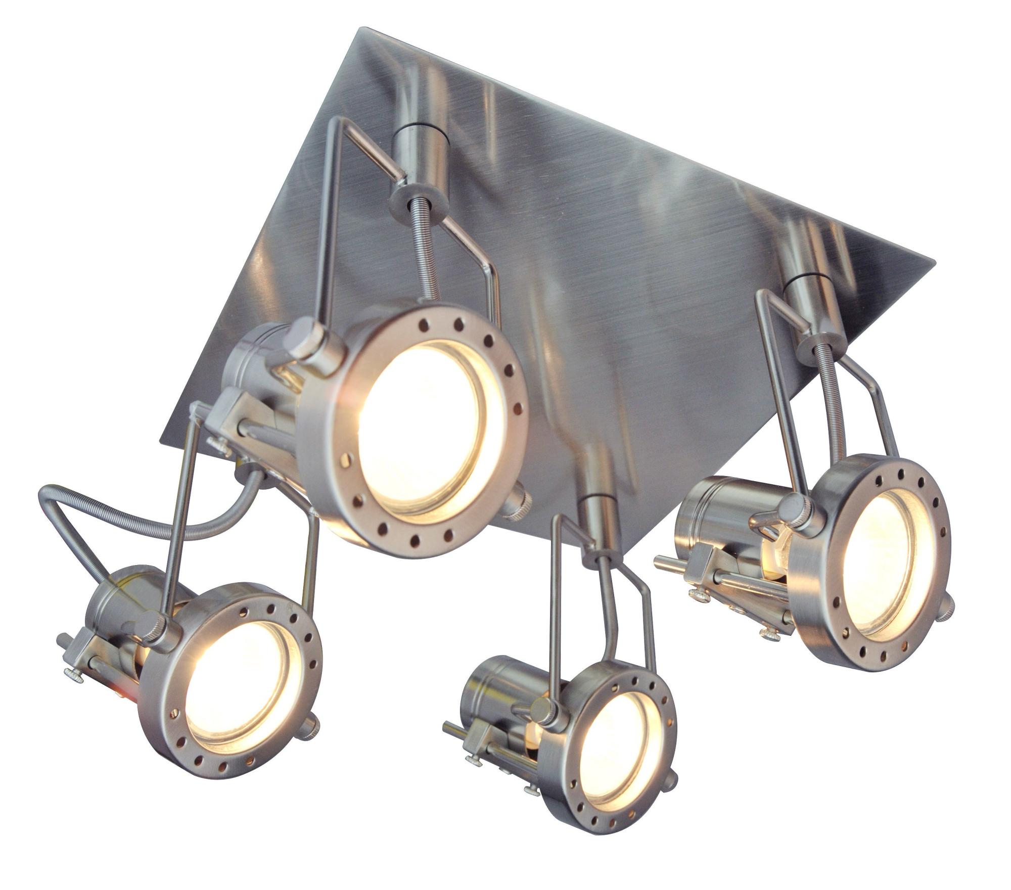 Barra di faretti 4 luci Technic cromo in inox GU10 42W INSPIRE | Leroy ...